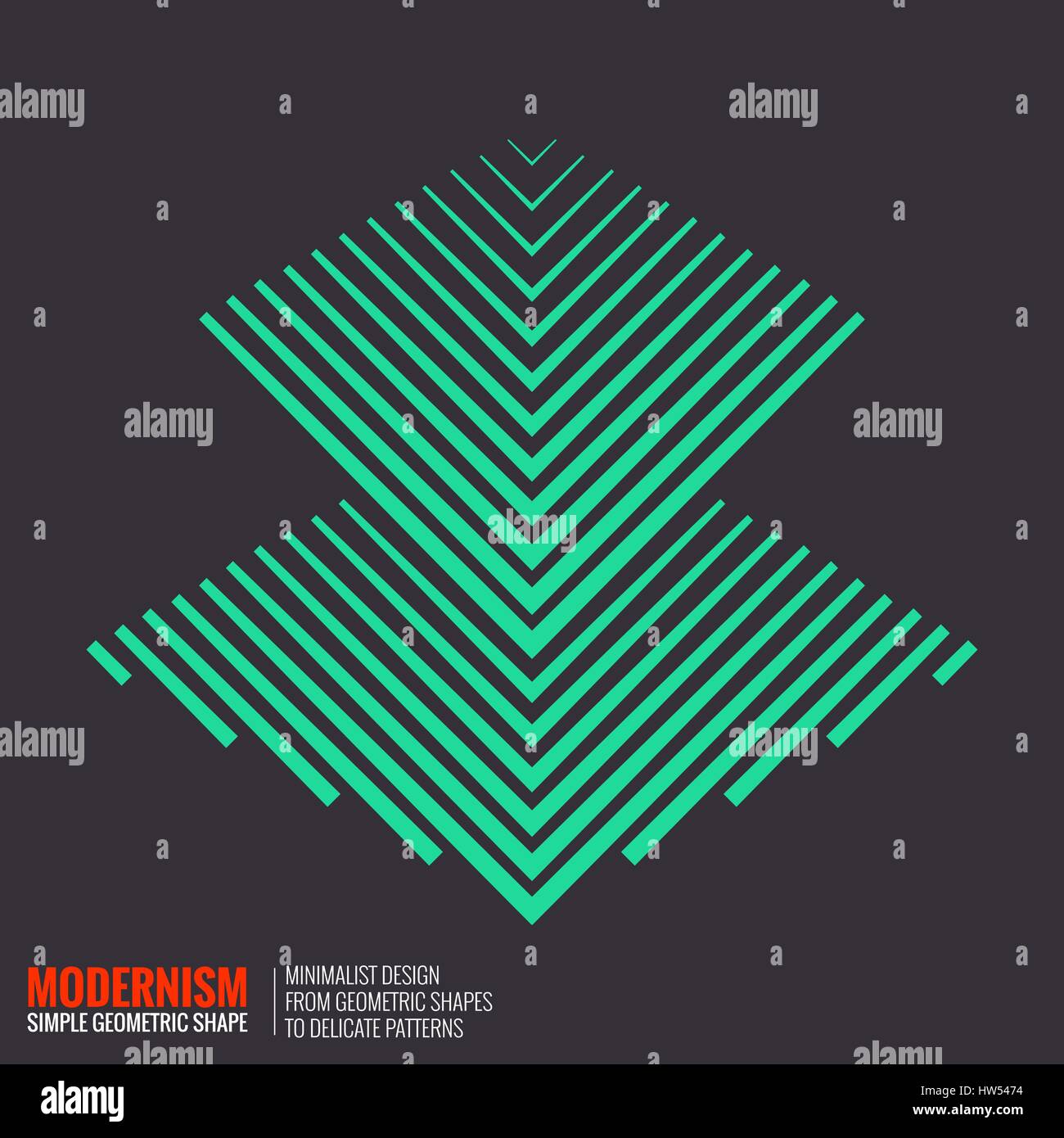 Abstract Geometric Shape Stock Vector Image & Art - Alamy