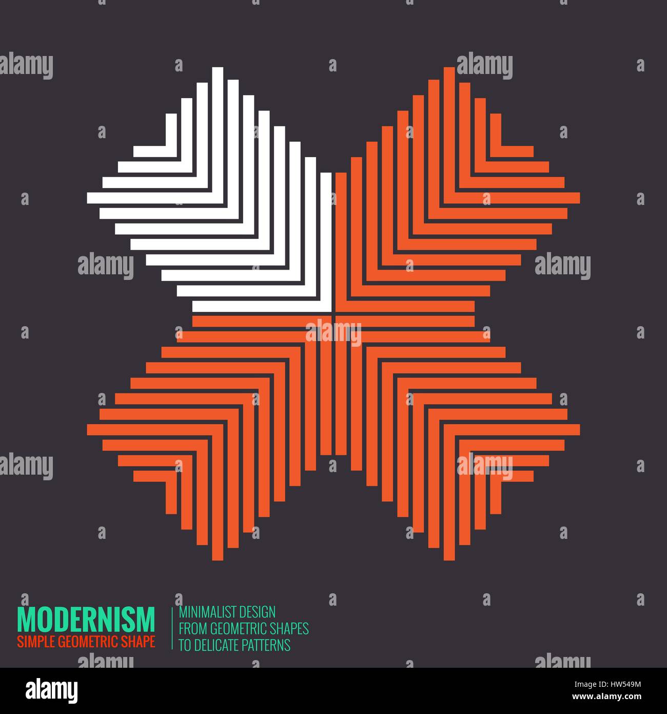 Minimalistic Geometric Design Stock Vector Image & Art - Alamy