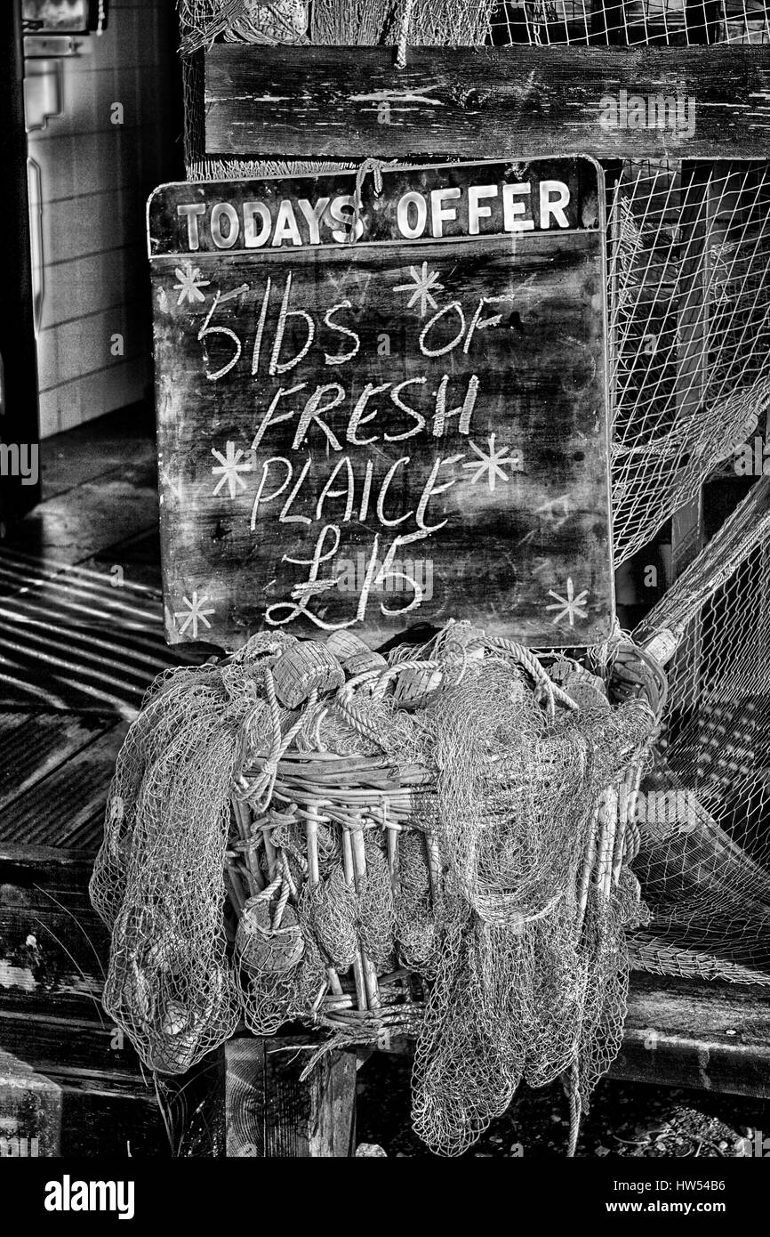 Fresh fish sign advertising hi-res stock photography and images - Alamy