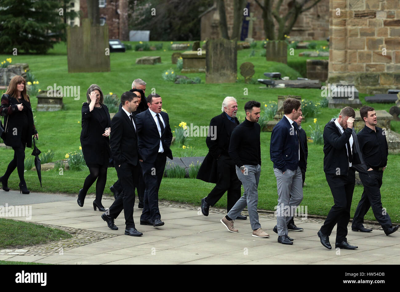 Mourners arrive for the funeral of 7ft7in Game of Thrones actor Neil ...