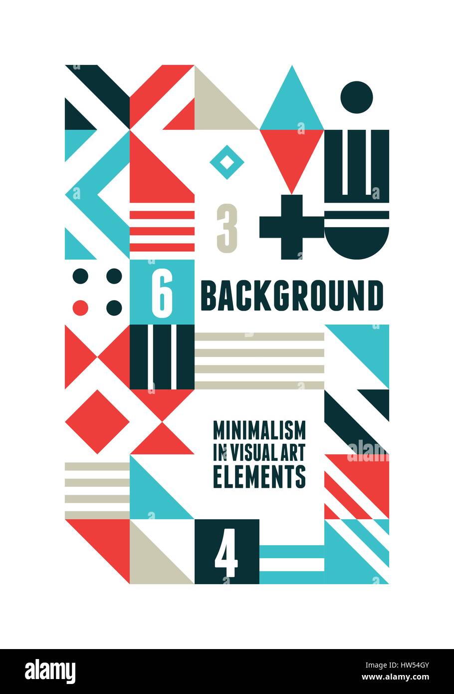 Abstract Minimal Poster Stock Vector Image & Art - Alamy