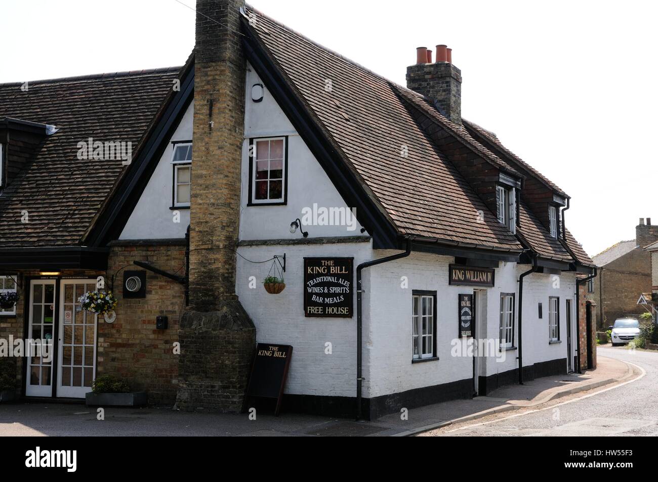 King William IV inn, Church Street, Histon Cambridgeshire Stock Photo ...