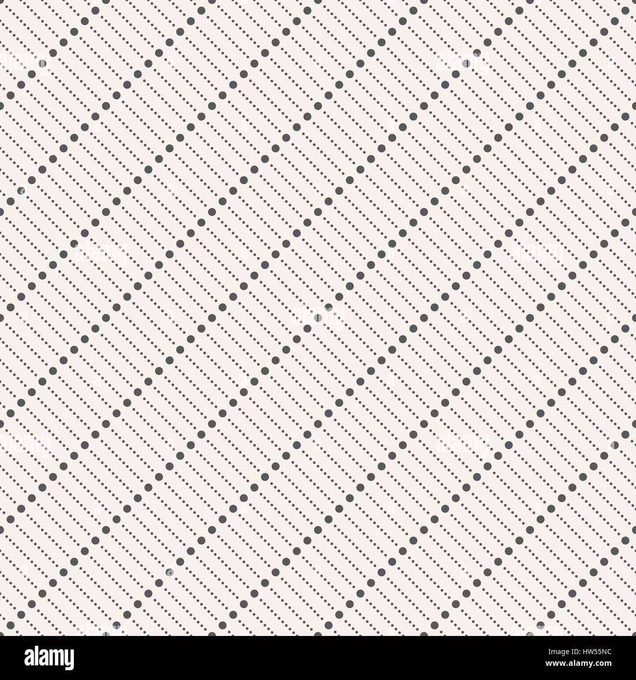 Seamless pattern. Abstract modern dotted background. Stylish diagonal ...