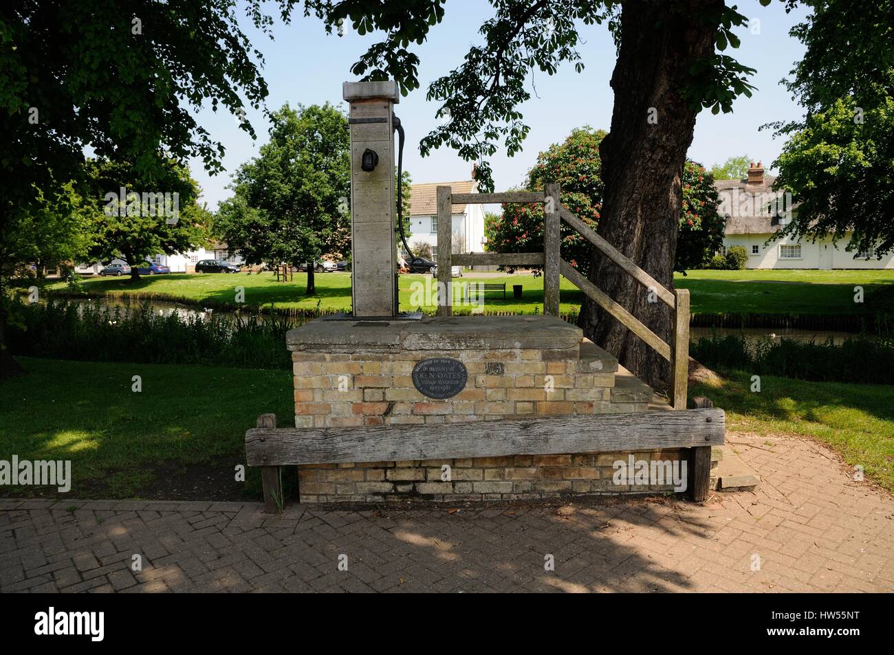 Pump, The Green, Histon Cambridgeshire, stands on its original position ...