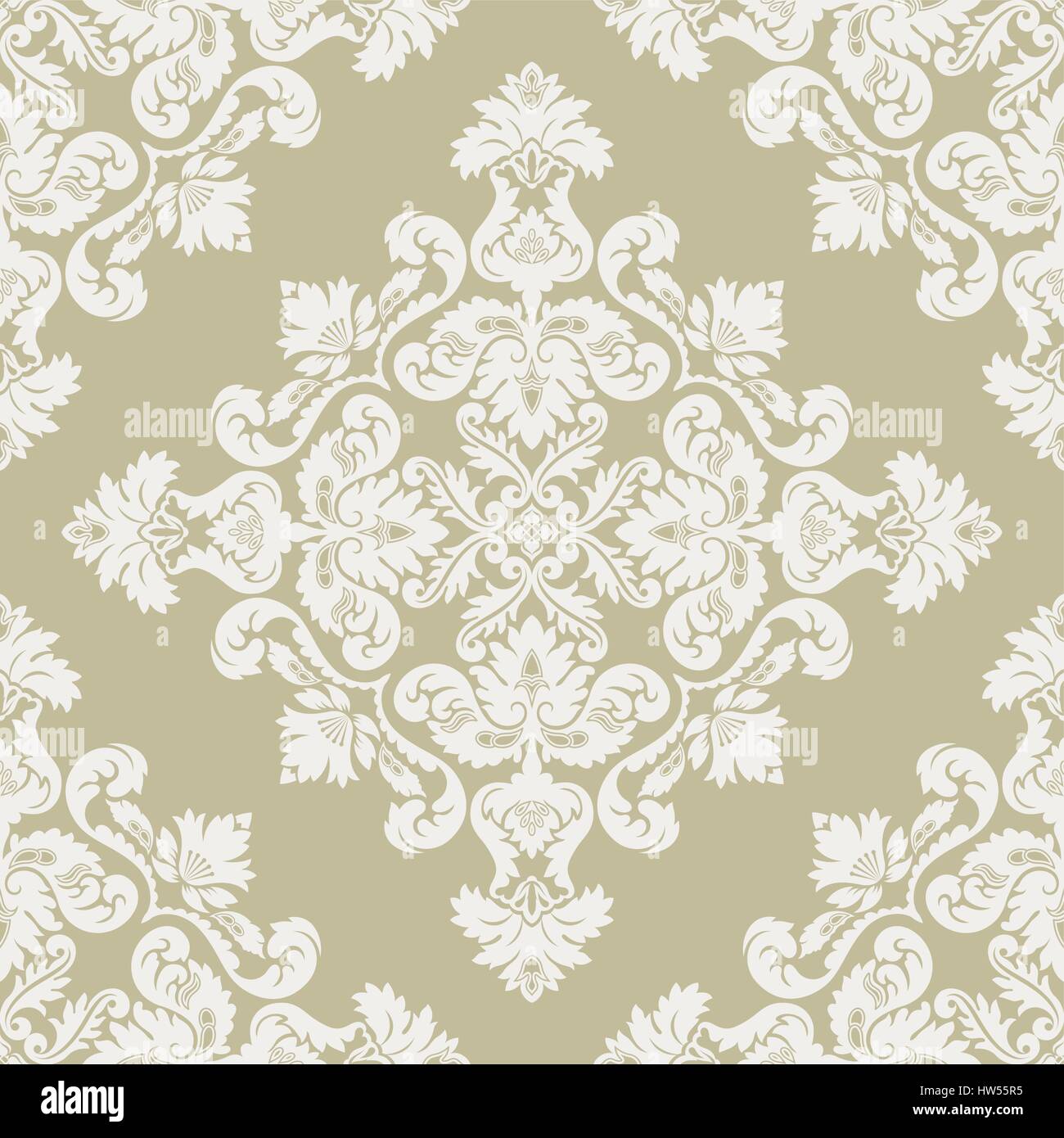 Vector seamless pattern. Luxury elegant texture of baroque style ...