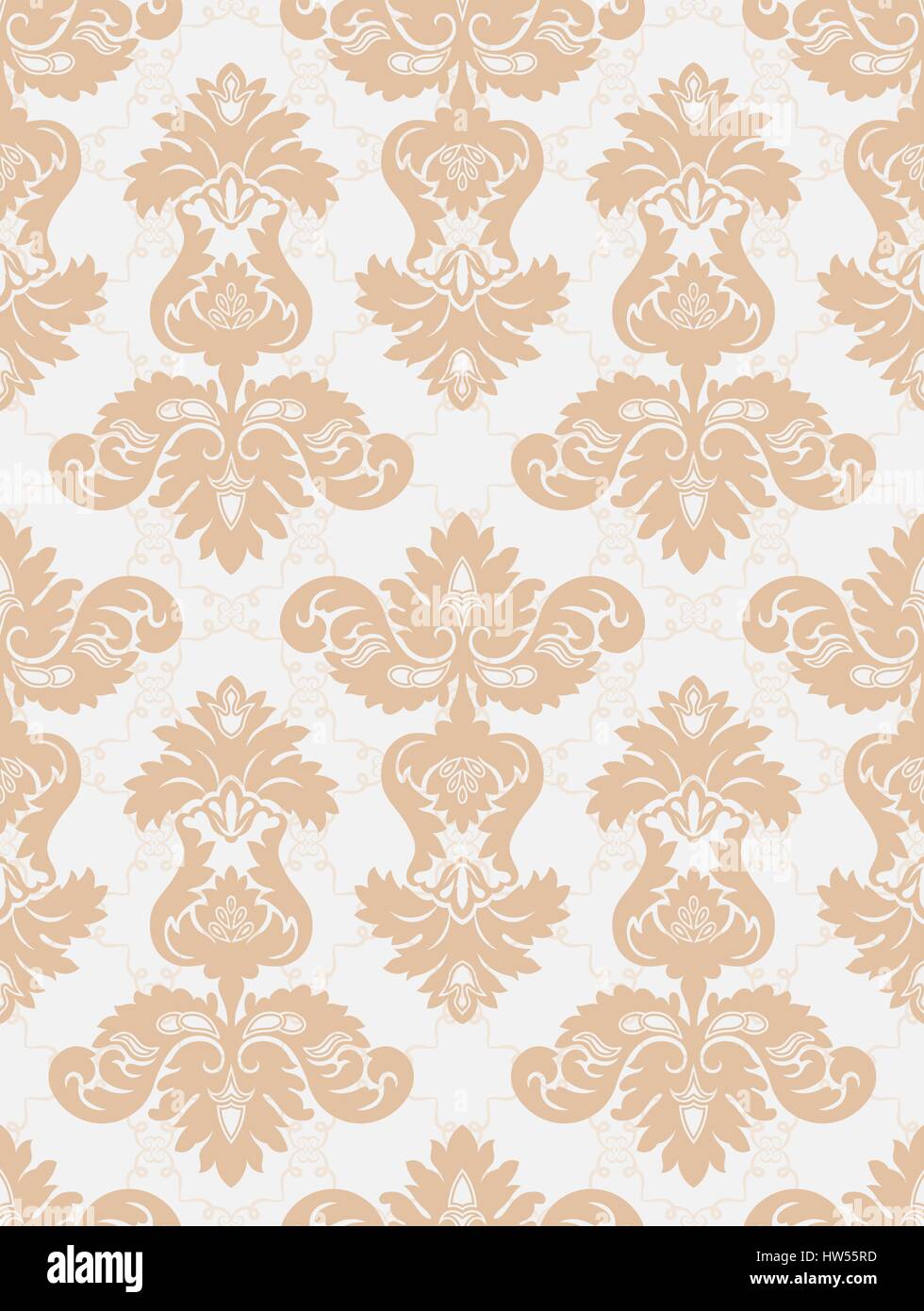 Vector seamless pattern. Luxury elegant texture of baroque style ...