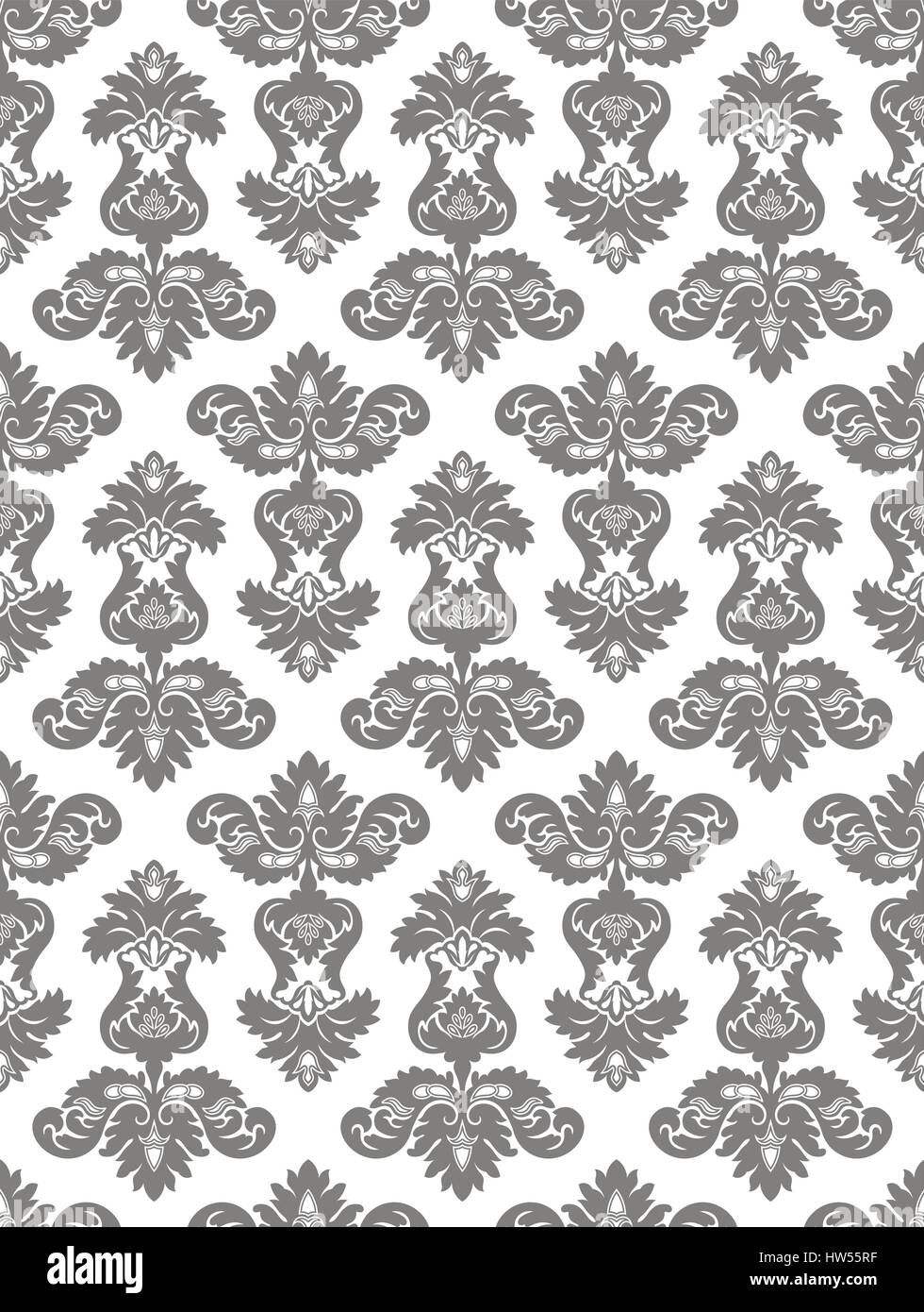 Vector seamless pattern. Luxury elegant texture of baroque style ...