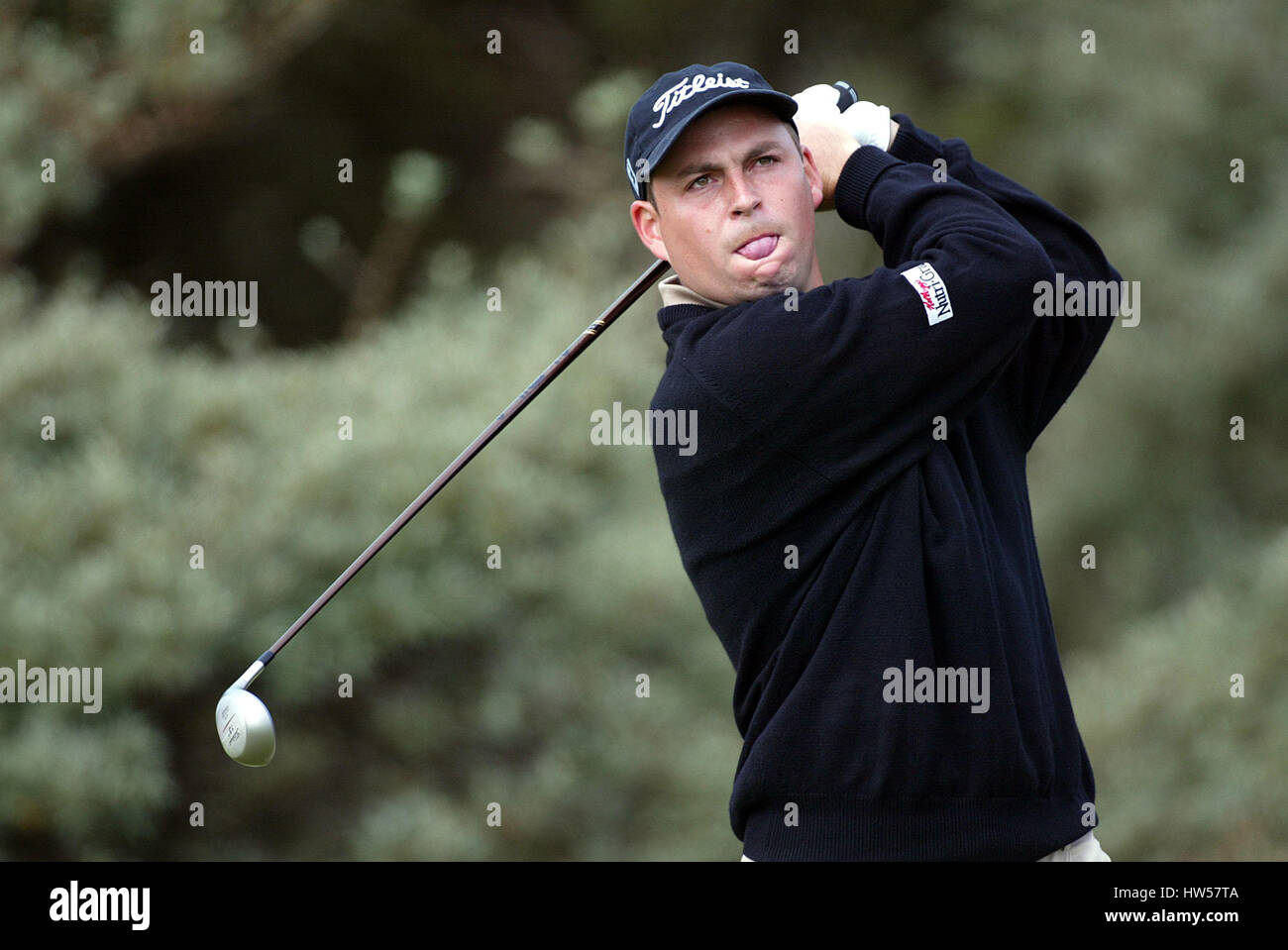 DAVID HOWELL ENGLAND THE OPEN MUIRFIELD SCOTLAND 18 July 2002 Stock ...