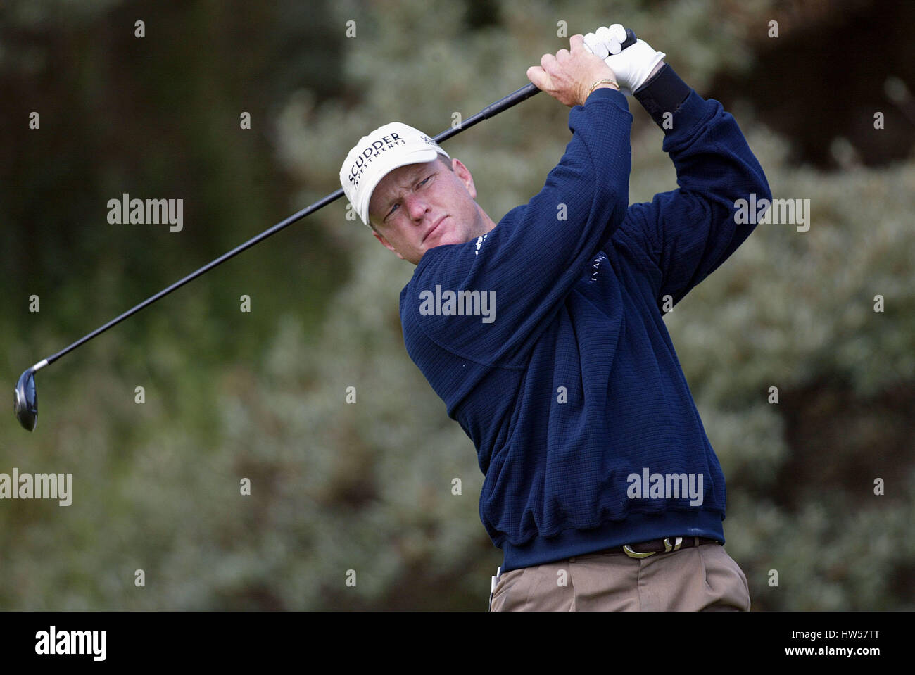 SCOTT VERPLANK USA THE OPEN MUIRFIELD SCOTLAND 18 July 2002 Stock Photo ...