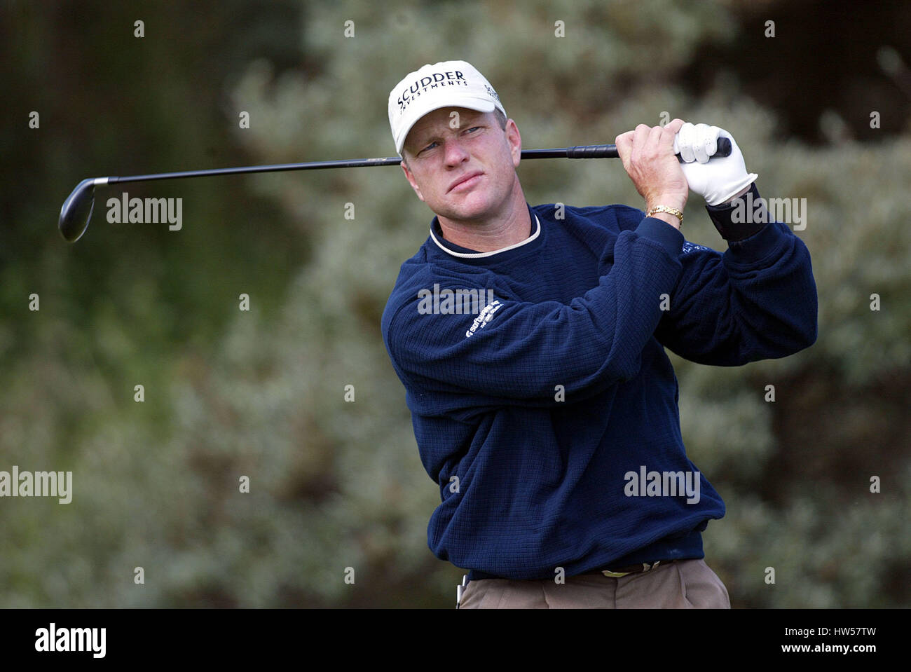 SCOTT VERPLANK USA THE OPEN MUIRFIELD SCOTLAND 18 July 2002 Stock Photo ...