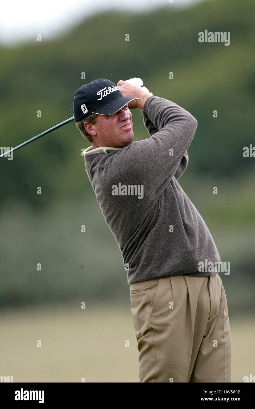 STEVE ELKINGTON AUSTRALIA THE OPEN MUIRFIELD SCOTLAND 18 July 2002 ...