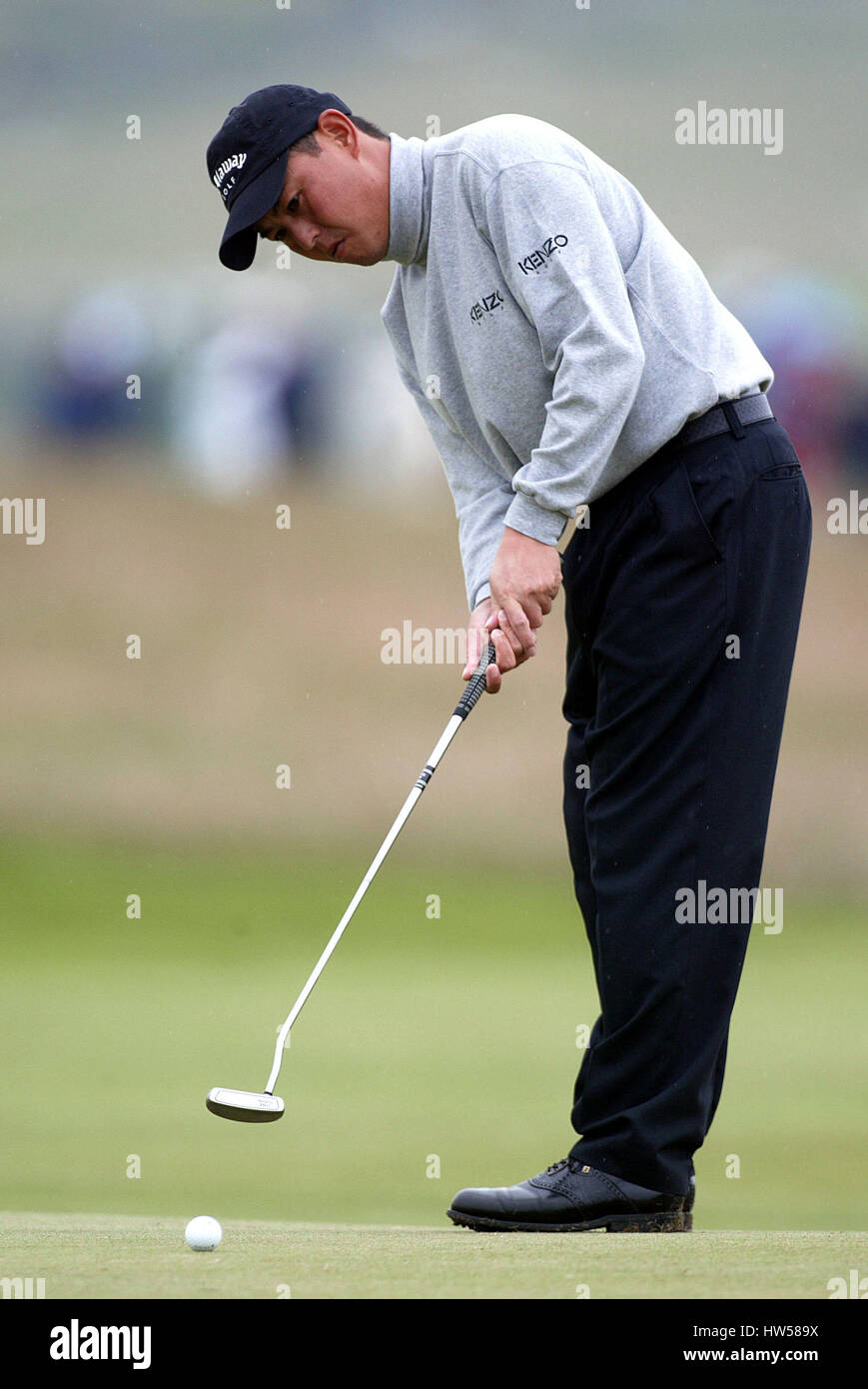 TORU TANIGUCHI JAPAN THE OPEN MUIRFIELD SCOTLAND 18 July 2002 Stock ...