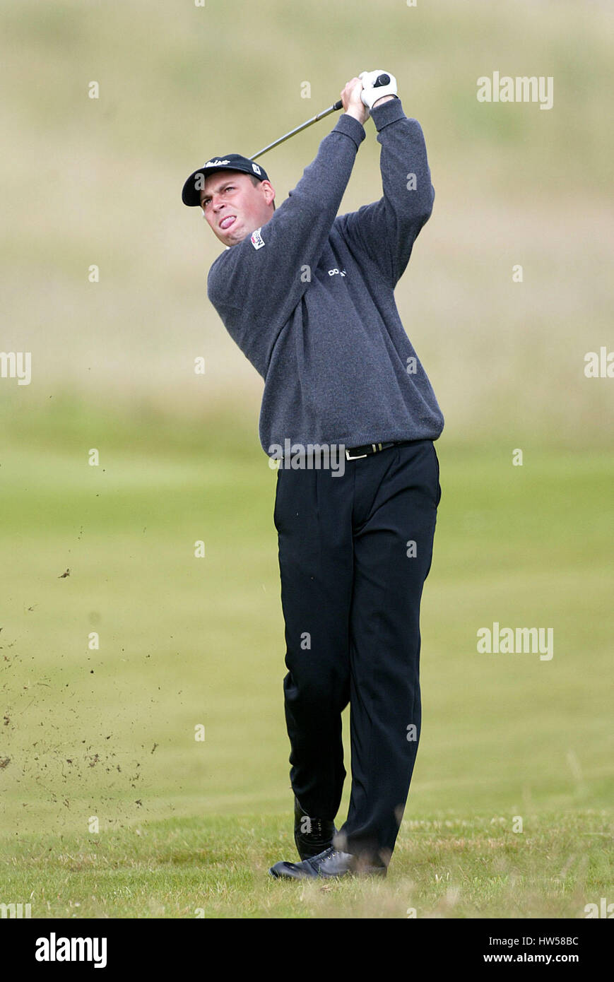 DAVID HOWELL ENGLAND THE OPEN MUIRFIELD SCOTLAND 18 July 2002 Stock ...