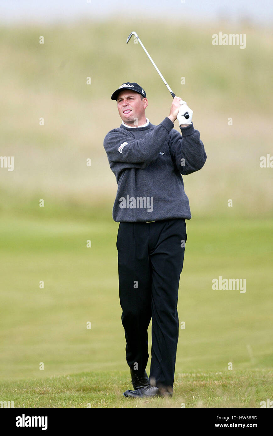 DAVID HOWELL ENGLAND THE OPEN MUIRFIELD SCOTLAND 18 July 2002 Stock ...