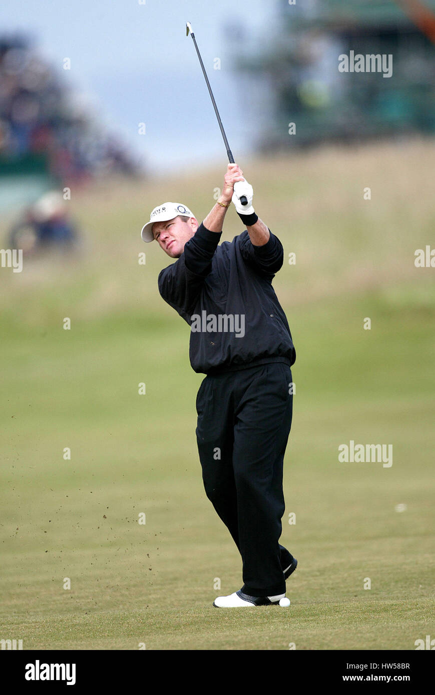 SCOTT VERPLANK USA THE OPEN MUIRFIELD SCOTLAND 18 July 2002 Stock Photo ...