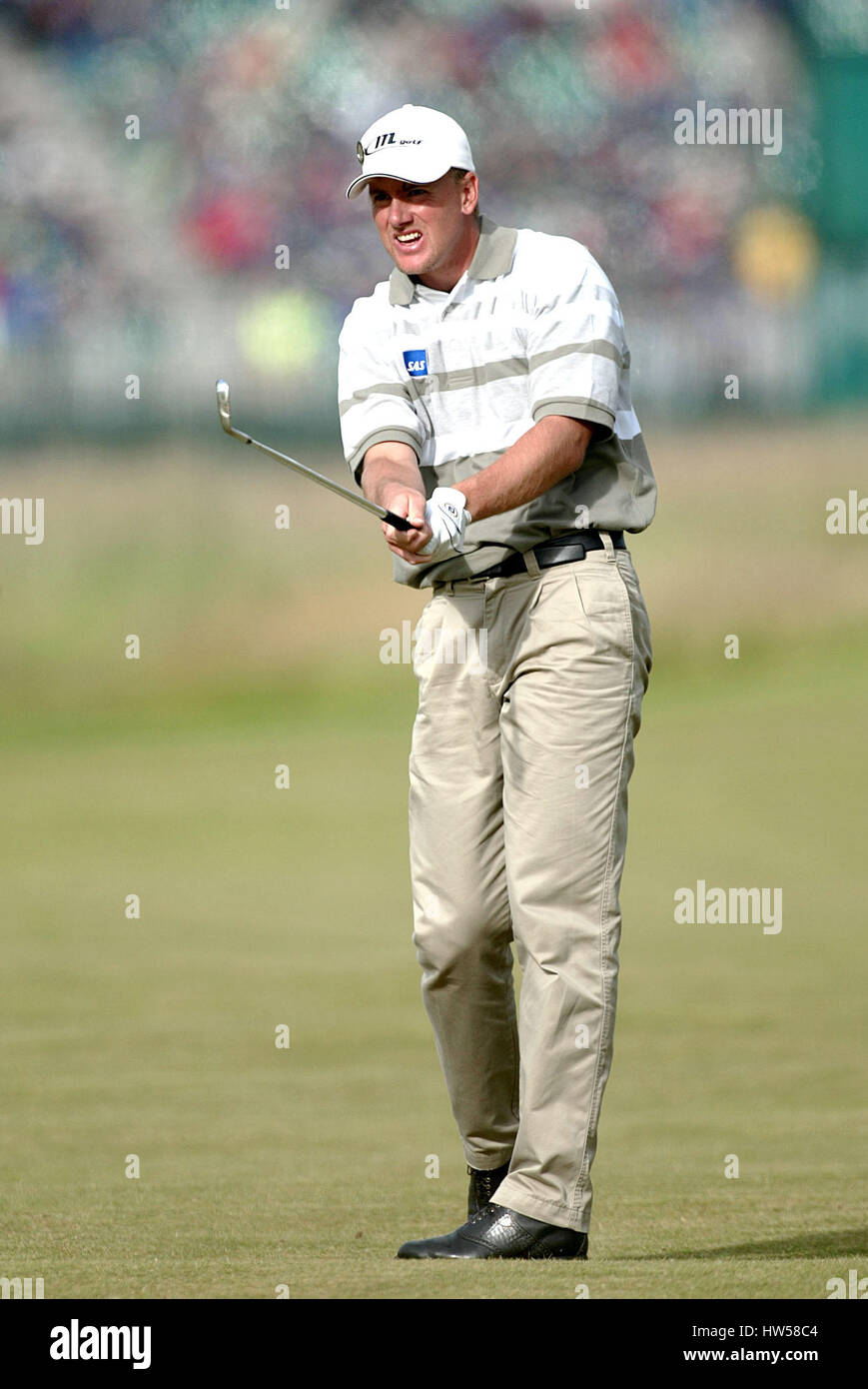 ROBERT KARLSSON SWEDEN THE OPEN MUIRFIELD SCOTLAND 18 July 2002 Stock ...