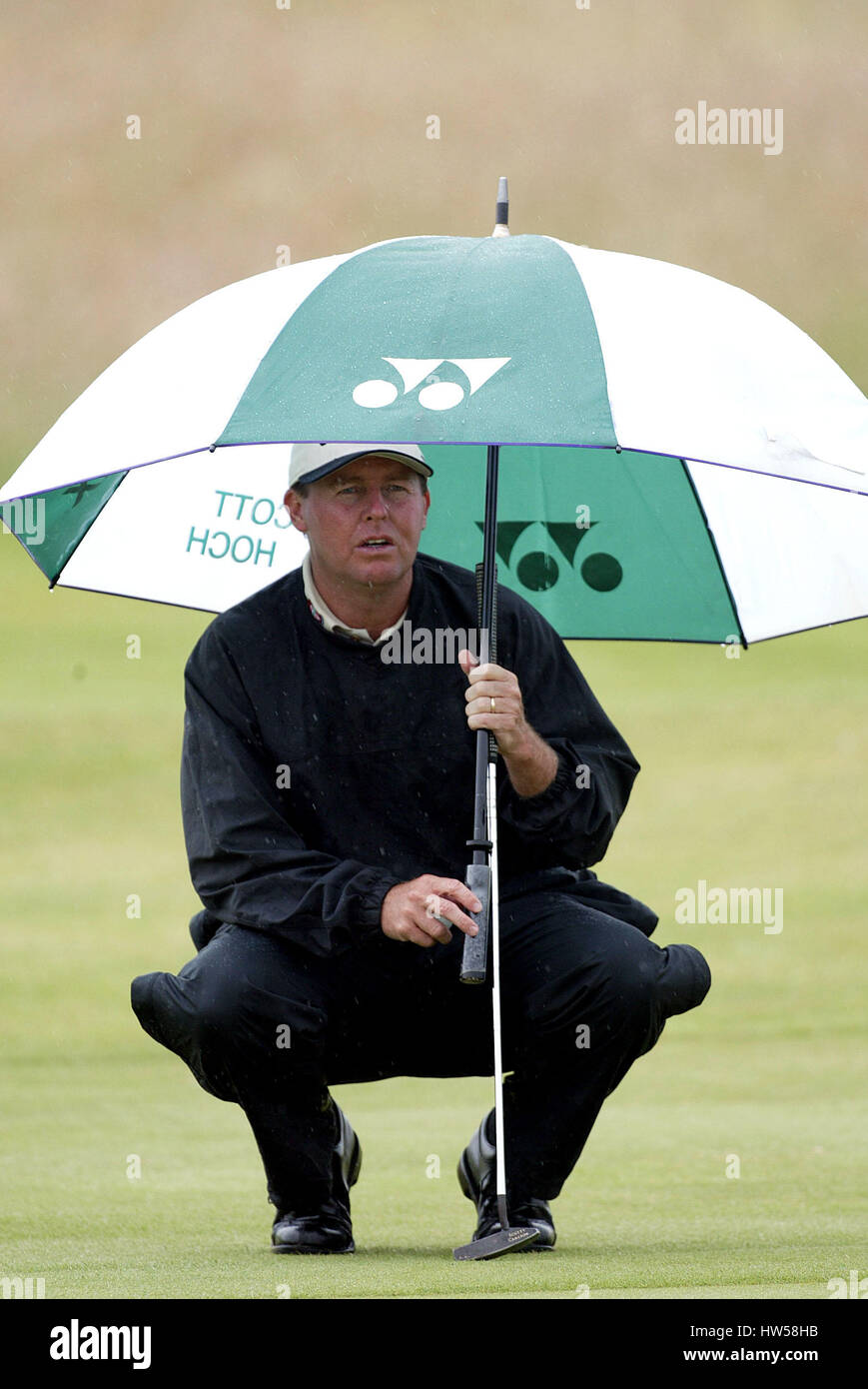 SCOTT HOCH USA THE OPEN MUIRFIELD SCOTLAND 20 July 2002 Stock Photo - Alamy