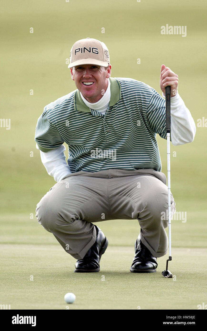 CHRIS RILEY USA THE OPEN MUIRFIELD SCOTLAND 20 July 2002 Stock Photo ...