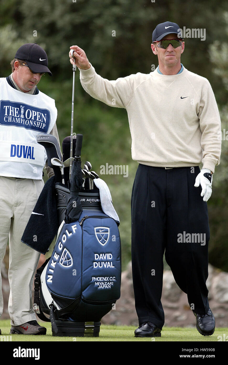 DAVID DUVAL USA MUIRFIELD GOLF COURSE GULLAN SCOTLAND 21 July 2002 ...