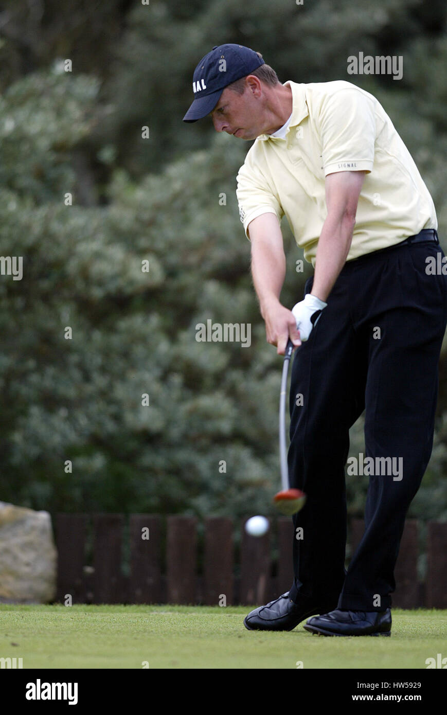 SOREN HANSEN DENMARK MUIRFIELD GOLF COURSE GULLAN SCOTLAND 21 July 2002 ...