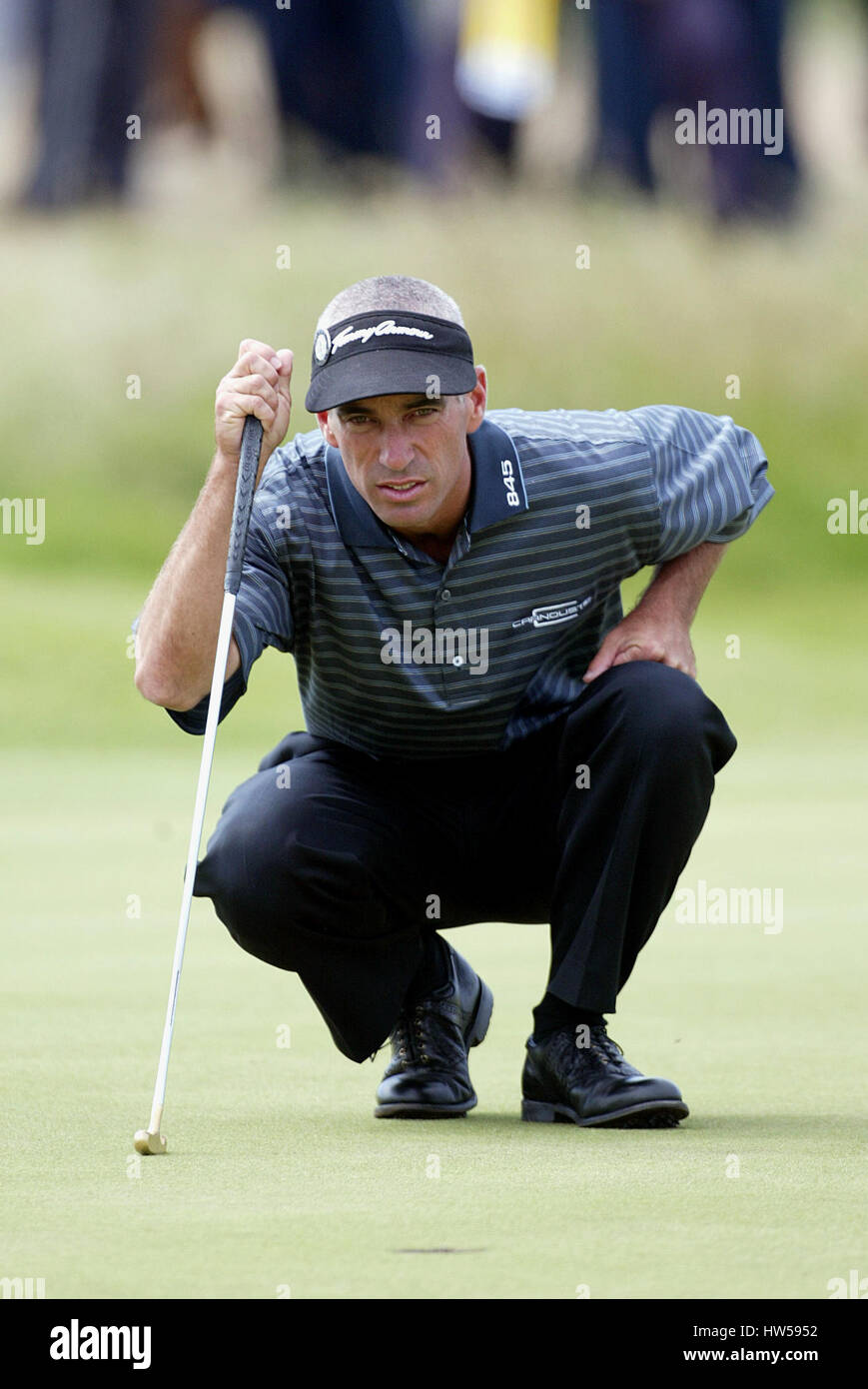 COREY PAVIN USA THE OPEN MUIRFIELD SCOTLAND 21 July 2002 Stock Photo ...