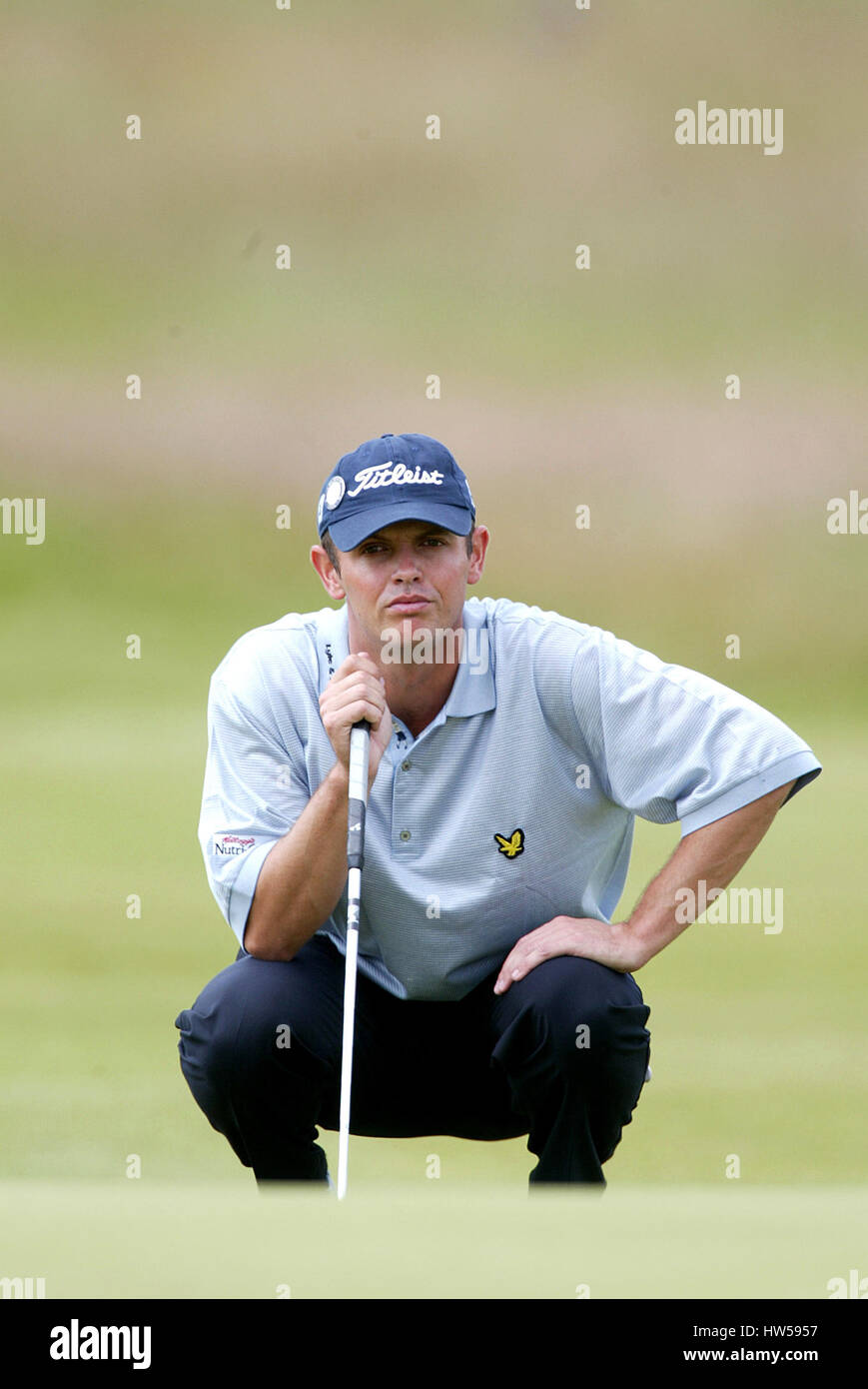 ANDREW COLTART SCOTLAND THE OPEN MUIRFIELD SCOTLAND 21 July 2002 Stock ...
