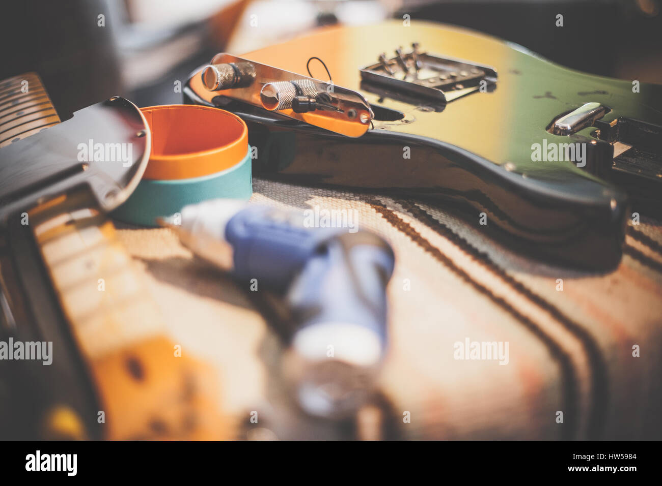 Guitar inspection hi-res stock photography and images - Alamy