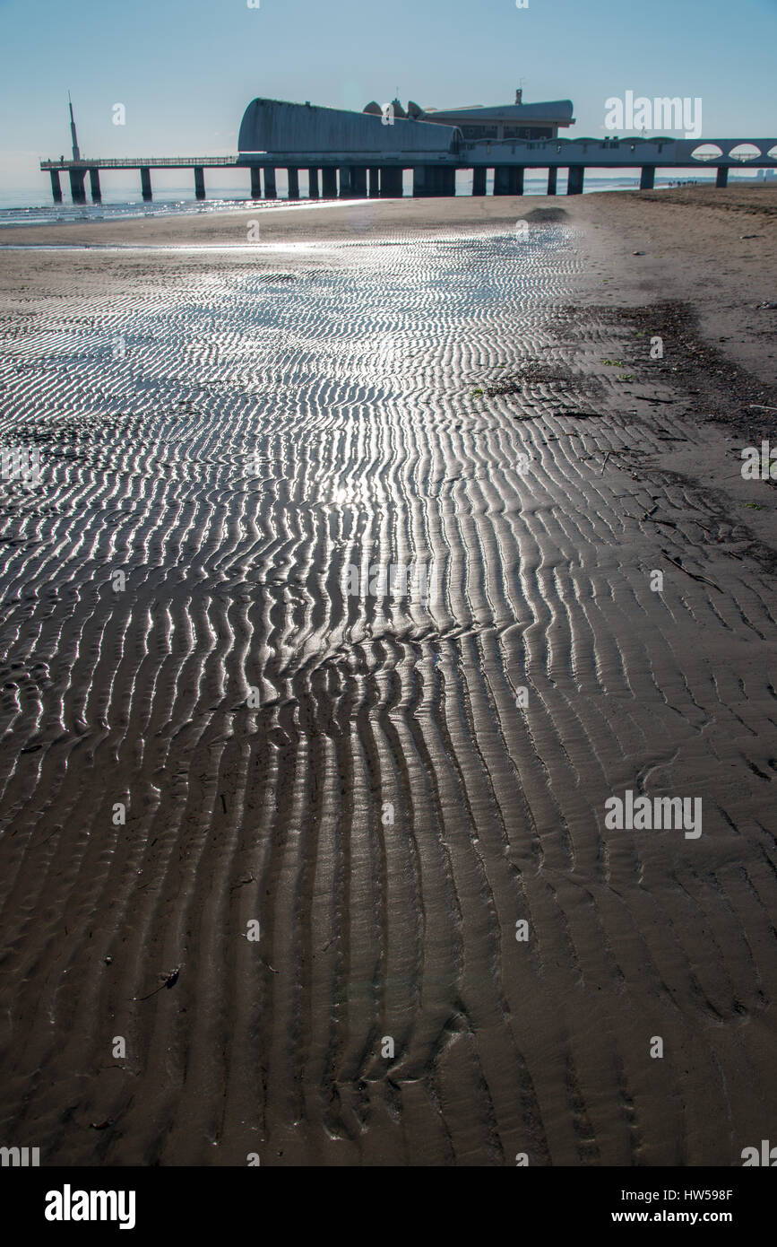 The winter beach Stock Photo - Alamy