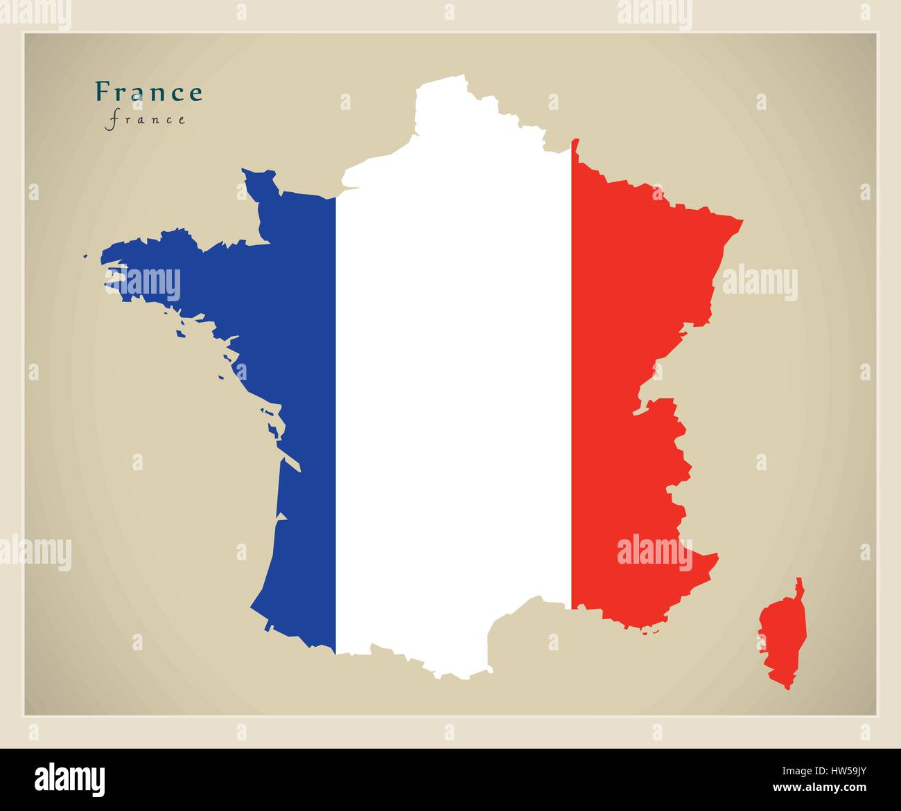 Coloured map Stock Vector Images - Alamy