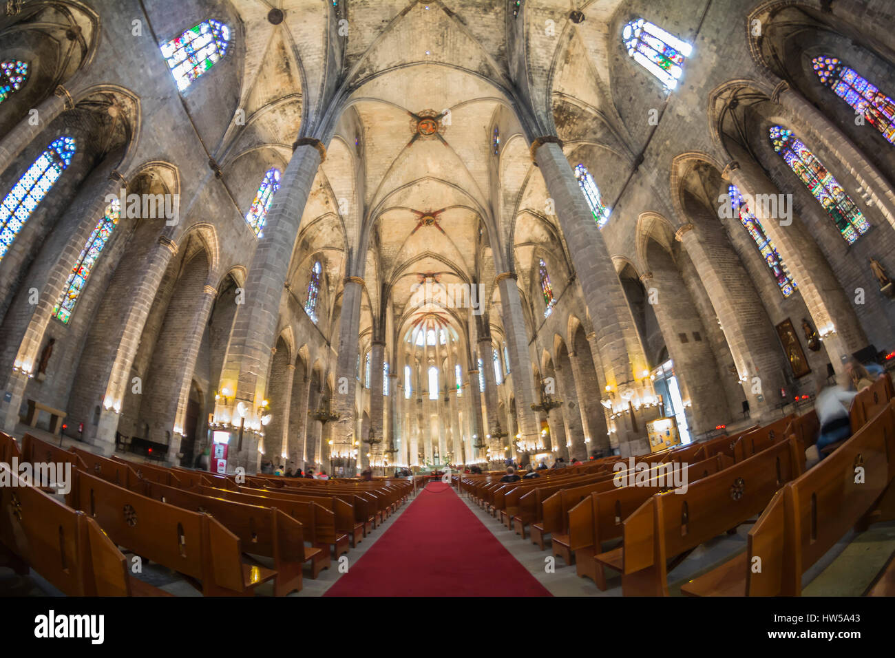 Barcelone santa maria del mar hi-res stock photography and images - Alamy
