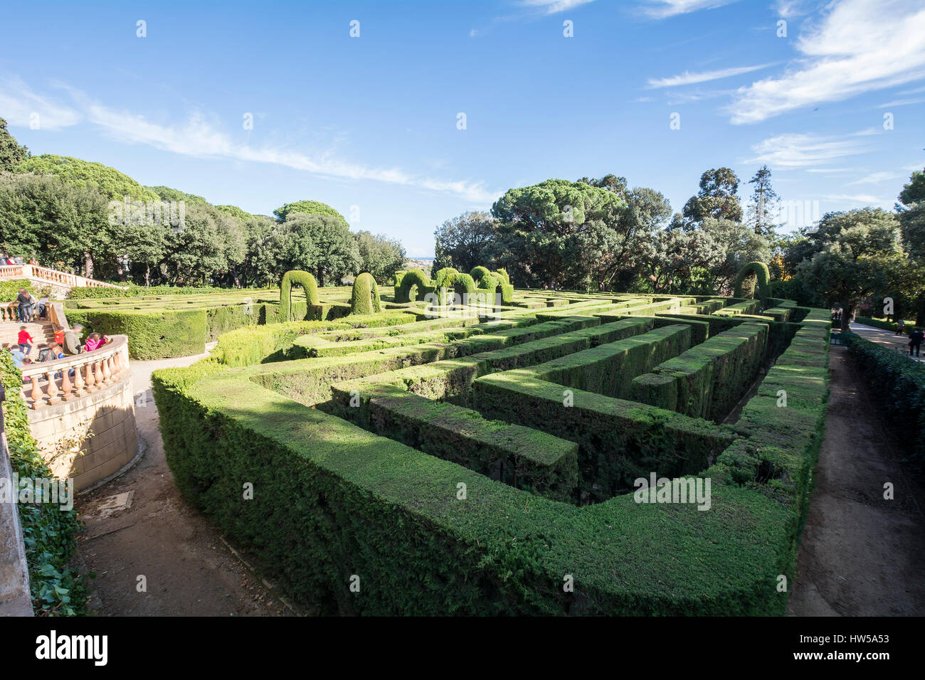 Labyrinth park horta barcelona catalonia hi-res stock photography and ...