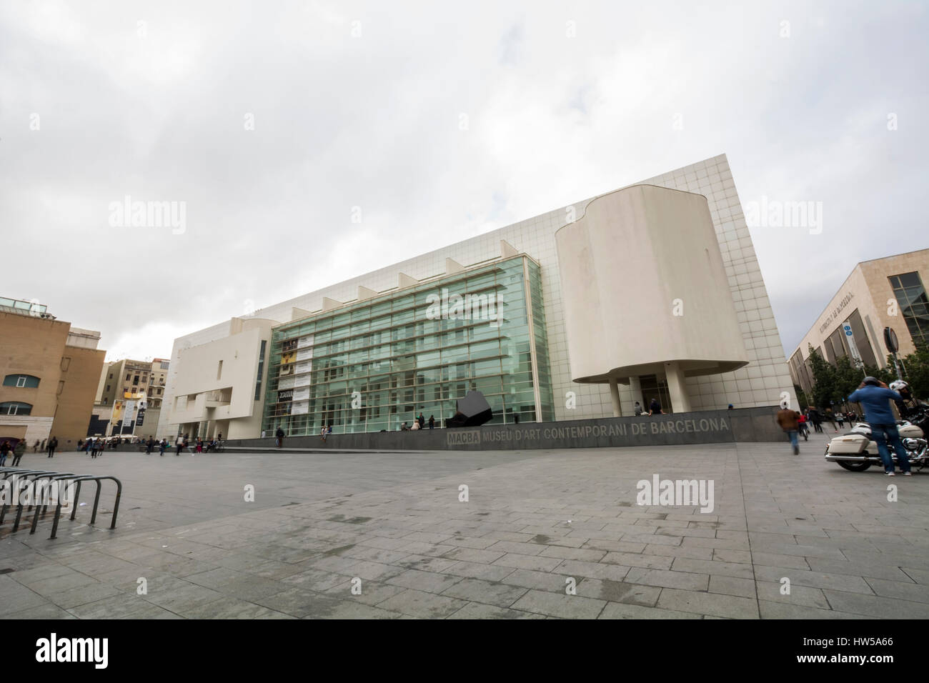 The Barcelona Museum of Contemporary Art (MACBA) is situated in the ...