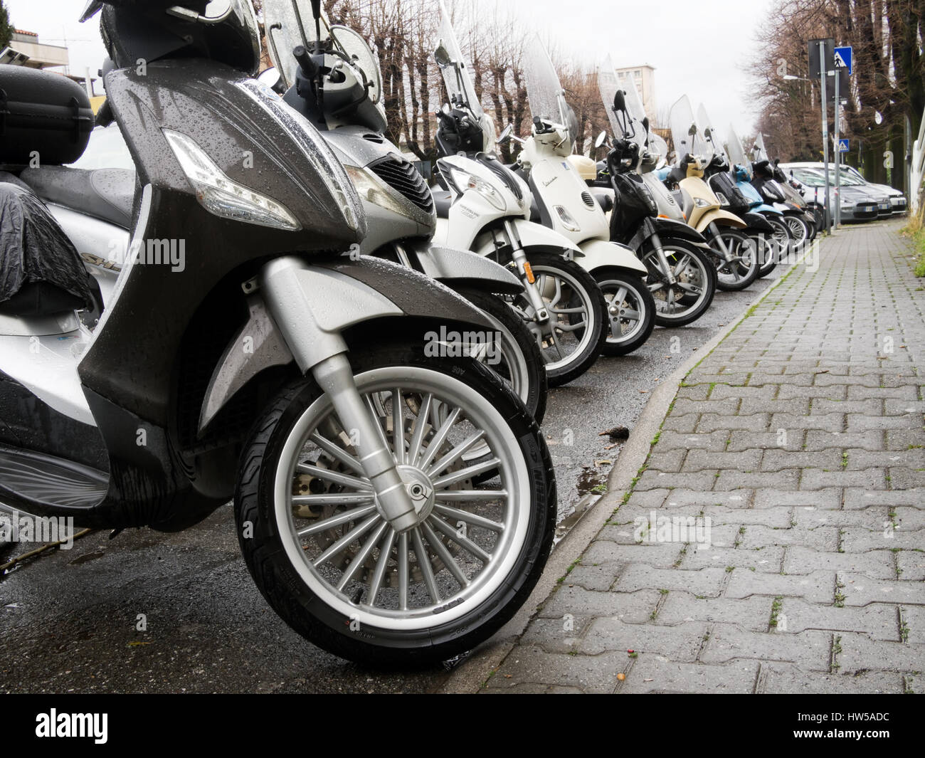 Two wheeled vehicles hi-res stock photography and images - Alamy