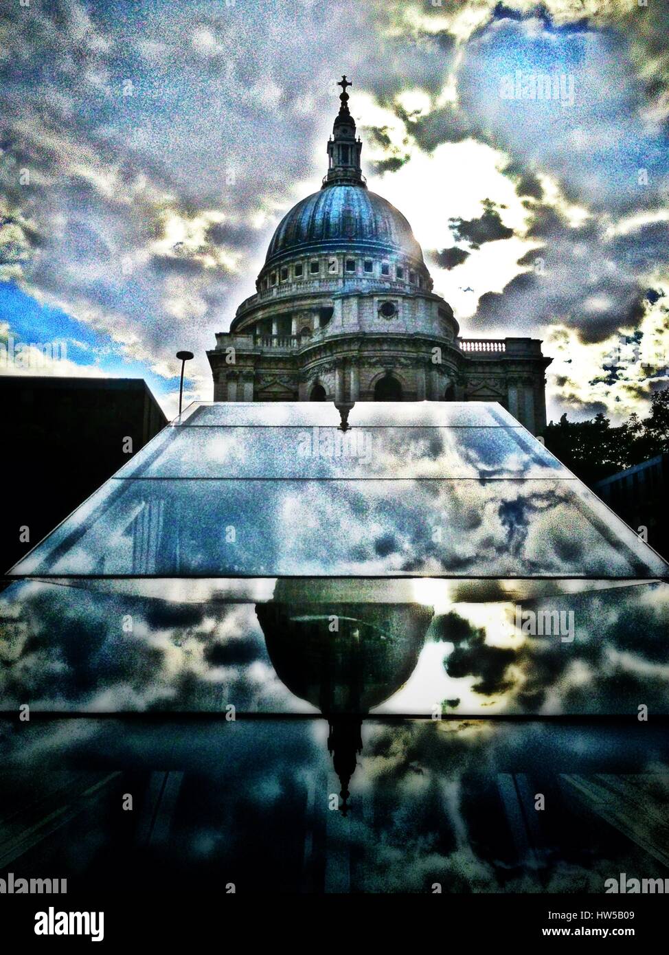 Reflection of St Paul's Cathedral, London, England, UK Stock Photo - Alamy