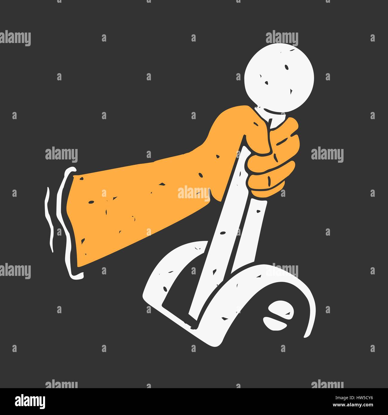 Hand switch Stock Vector Images - Alamy