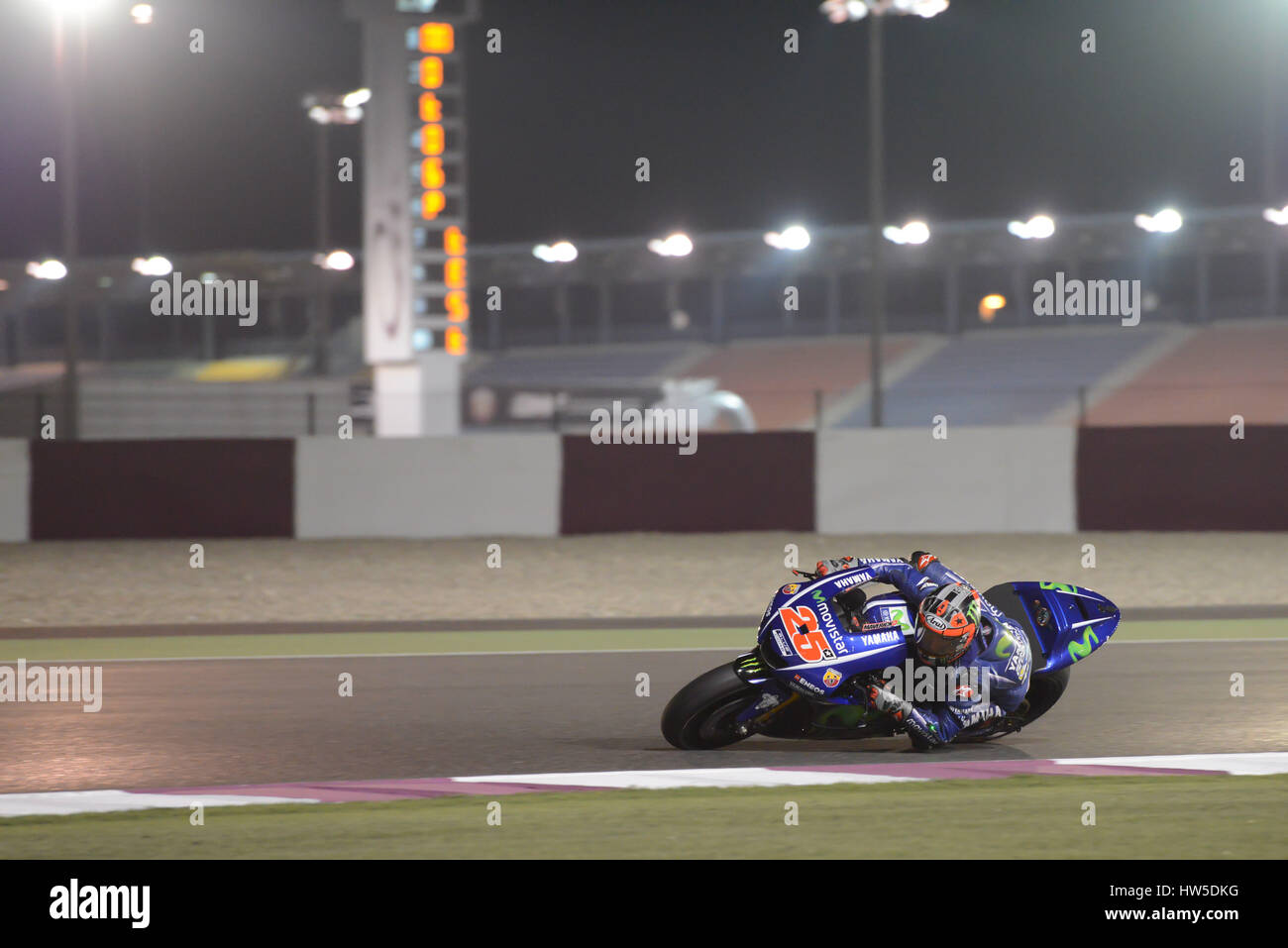 12th March 2017, Losail Circuit. Qatar Maverick Vinales who rides for ...