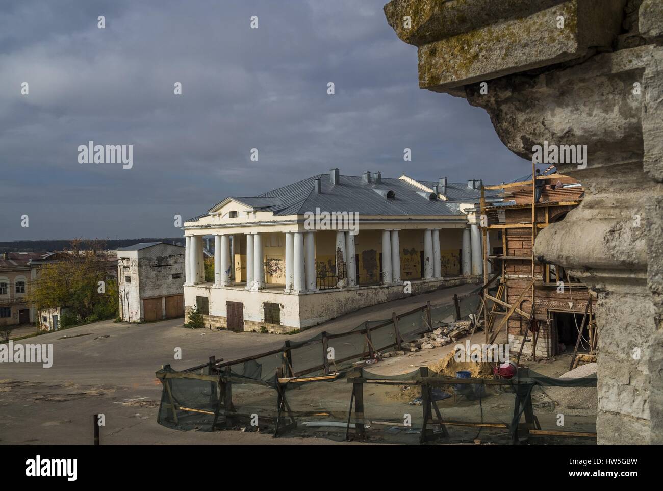 Russia, Ryazan Region, Kasimov. Old retail gallery (19th century Stock ...