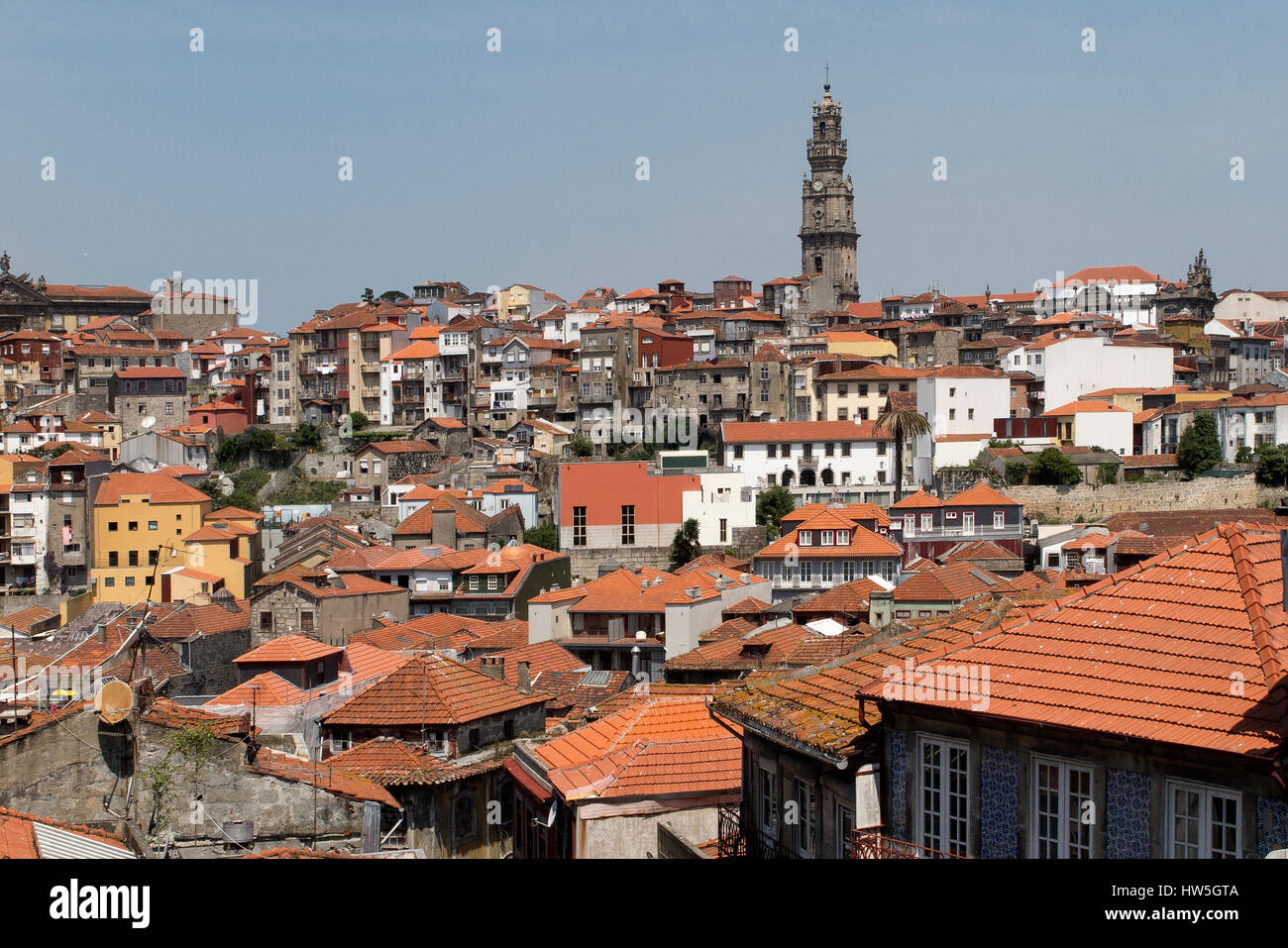 Scenic view of rooftops Porto Portugal Stock Photo - Alamy