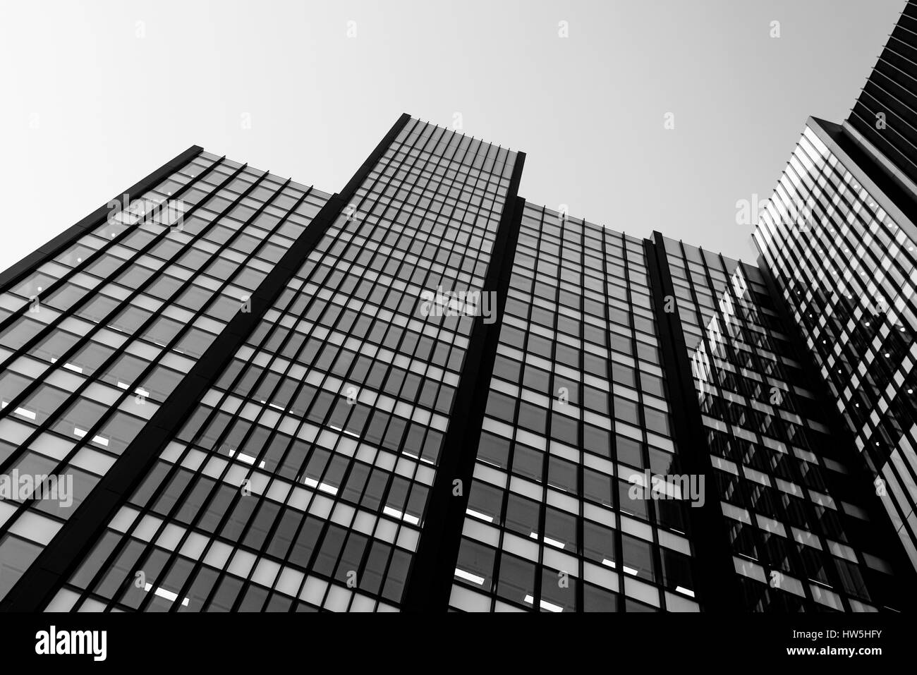 High rise building construction tall Black and White Stock Photos ...