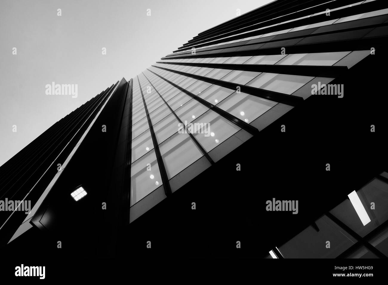 Construction office buildings in Black and White Stock Photos & Images ...