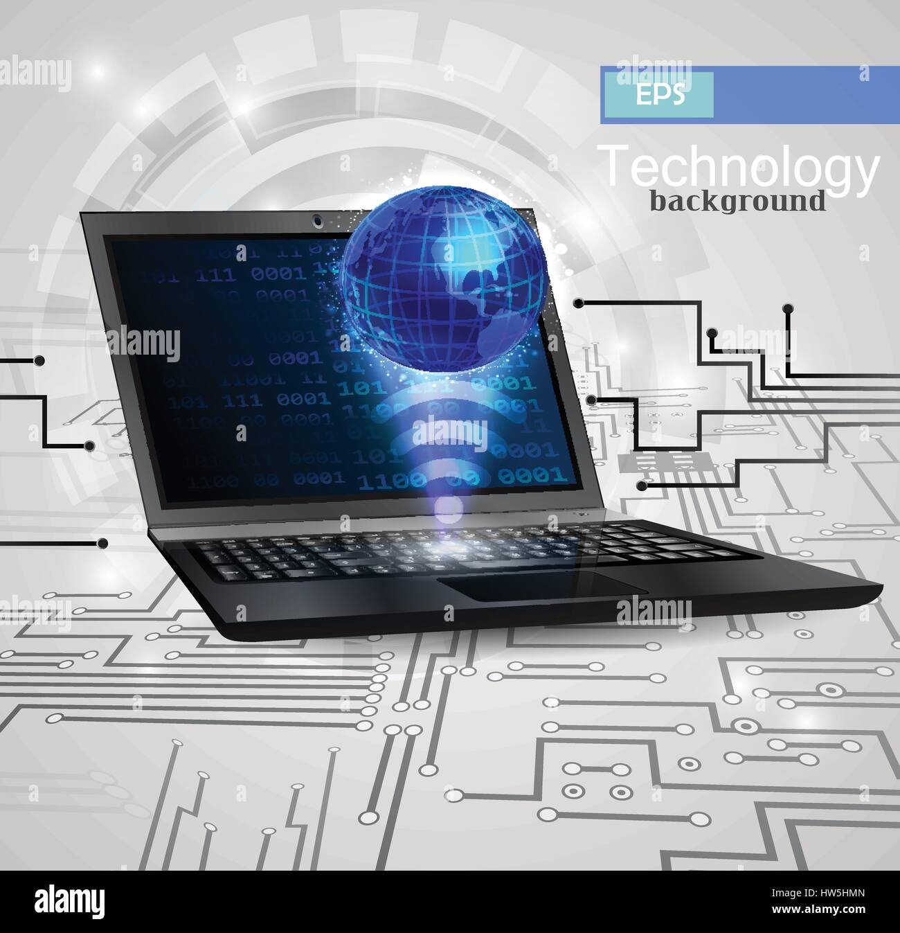 vector laptop isolated on white background Stock Vector Image & Art - Alamy