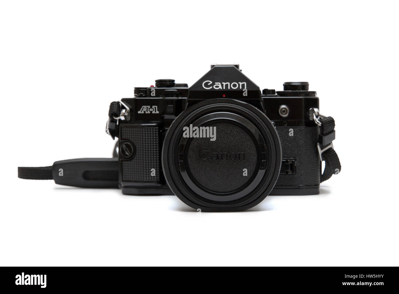 Canon A-1 is advanced level single lens reflex (SLR) 35 mm film camera ...