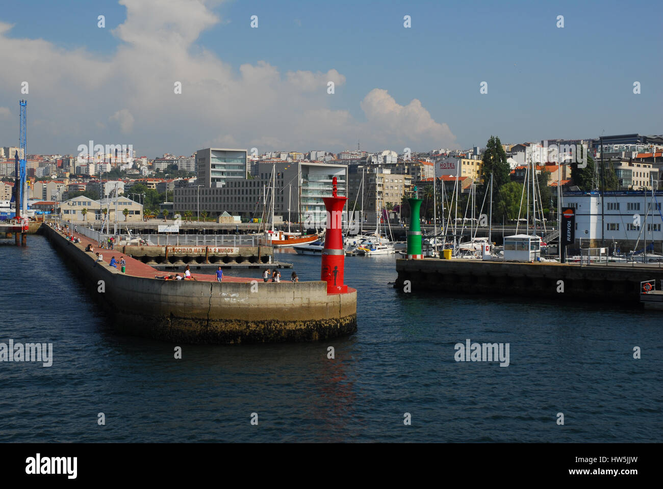 Spain, Galicia, Vigo, Harbour, Marina Stock Photo - Alamy