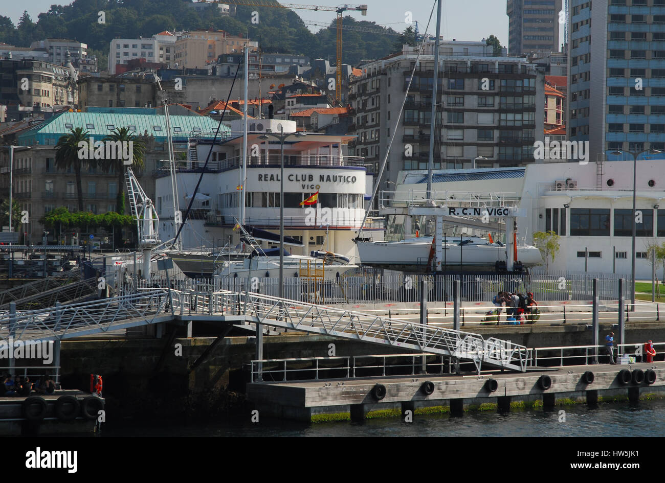 Spain, Galicia, Vigo, Harbour, Marina Stock Photo - Alamy