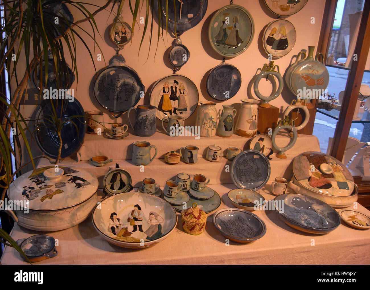 Sardinian typical pottery Stock Photo - Alamy