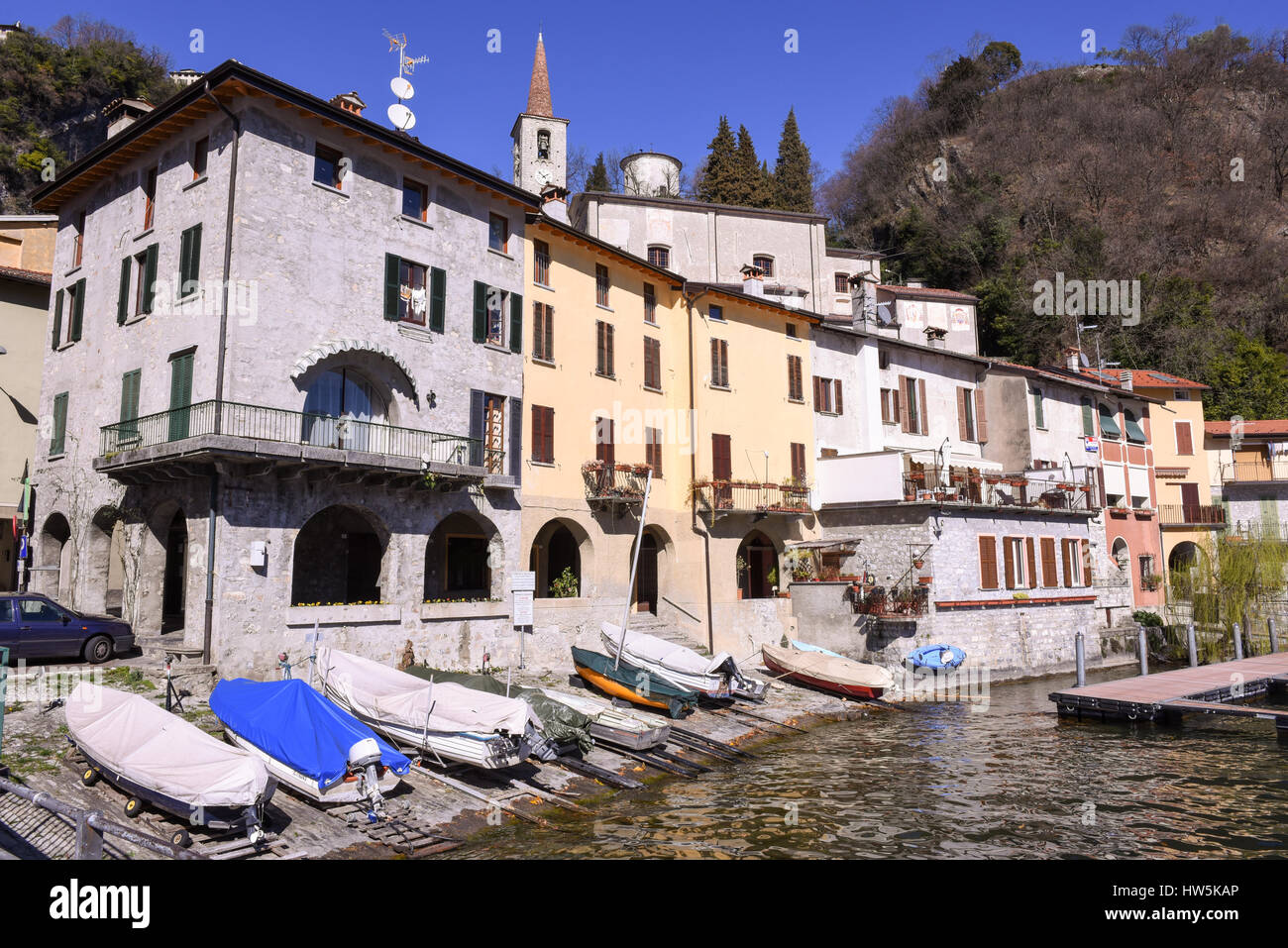 San Mamete, Italy 10 March 2017: San Mamete is a small village in the ...