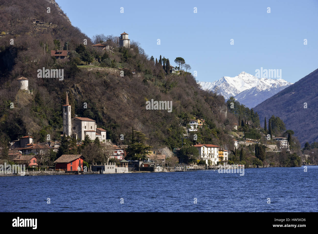 San Mamete, Italy 10 March 2017: San Mamete is a small village in the ...