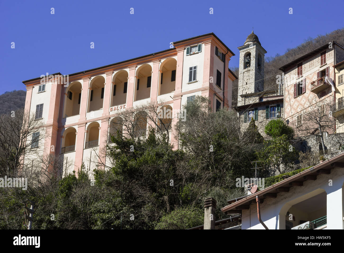 Oria, Italy 10 March 2017: San Mamete is a small village in the ...