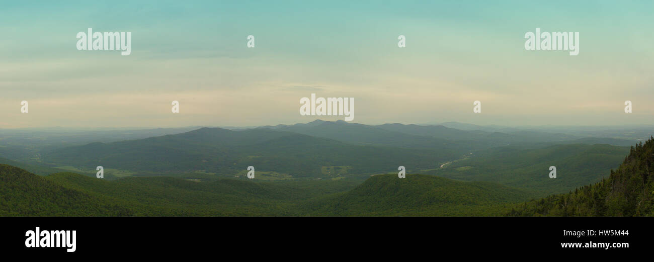 great view from mont sutton in quebec Stock Photo - Alamy