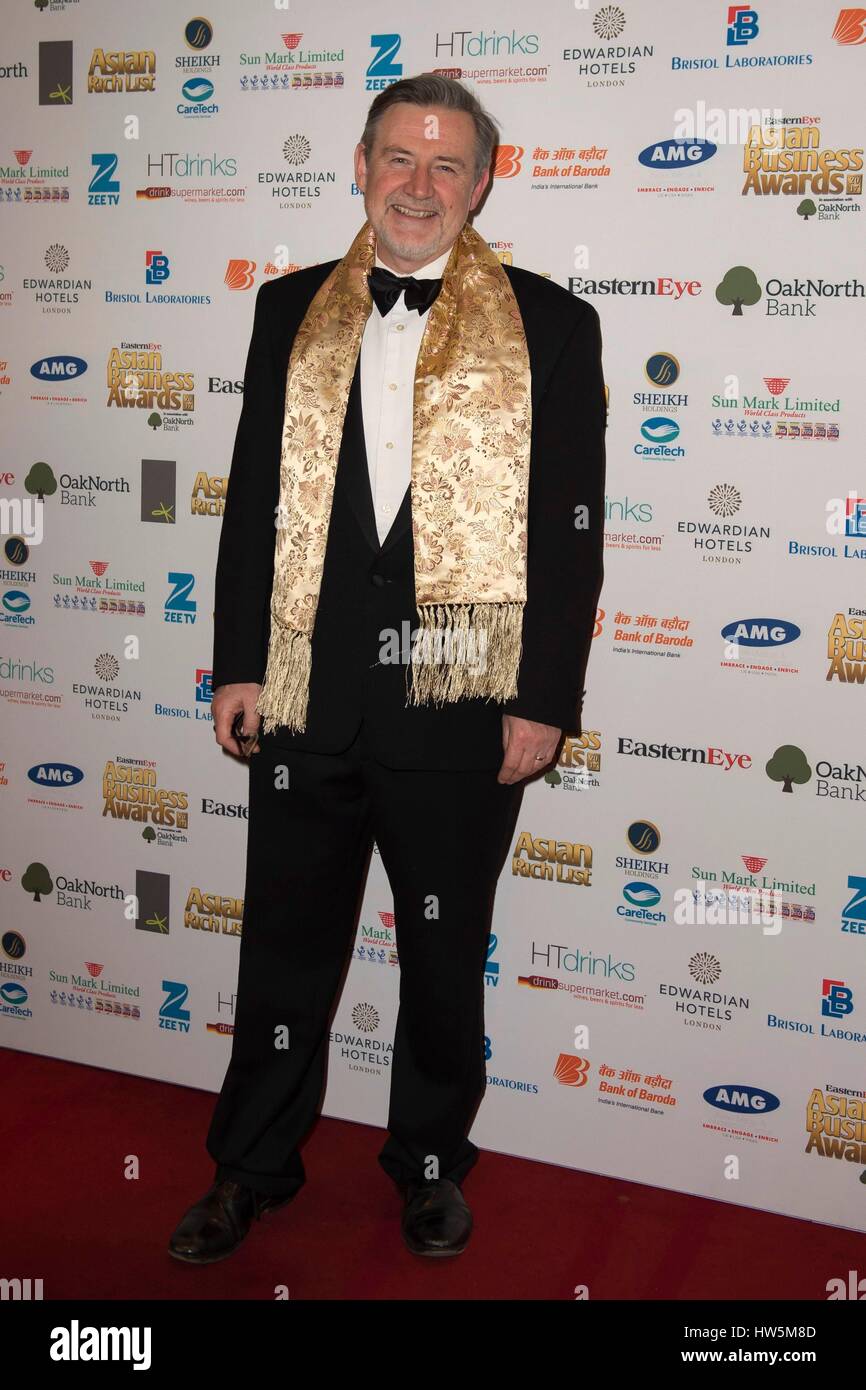 Barry Gardiner MP arrives for the Asian Business Awards at Park Plaza ...